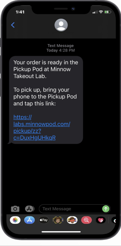 How to create a pickup using a customer's phone number