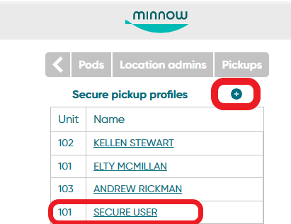 Managing Secure Pickup Profiles at Your Building