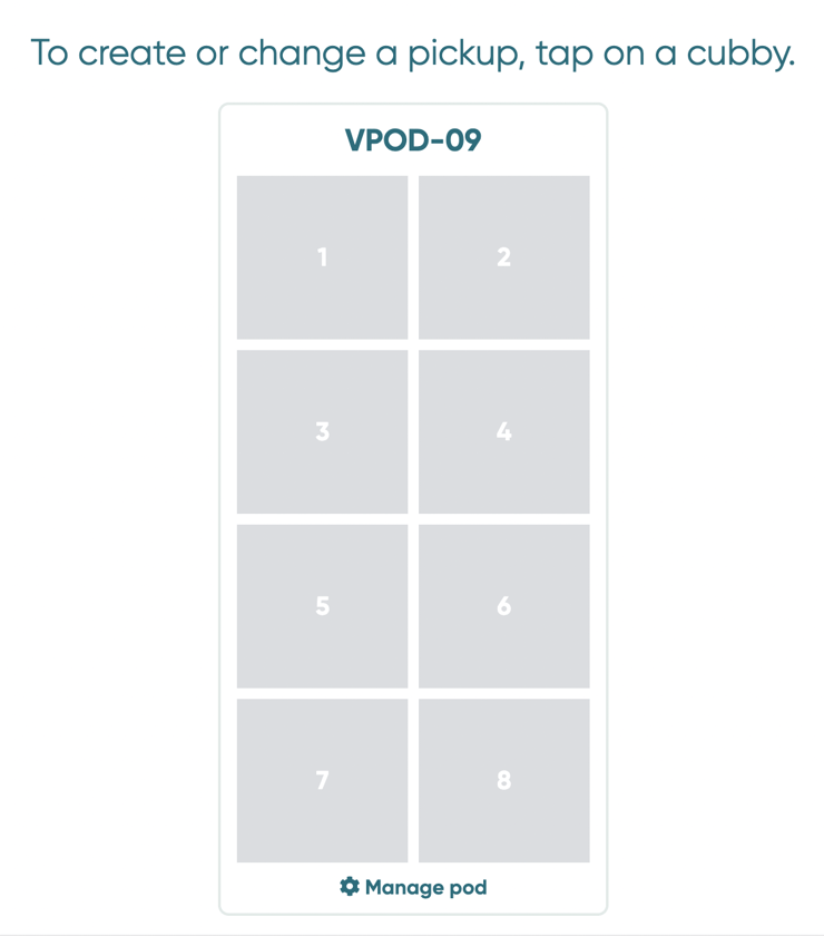 How to create a pickup using a customer's phone number